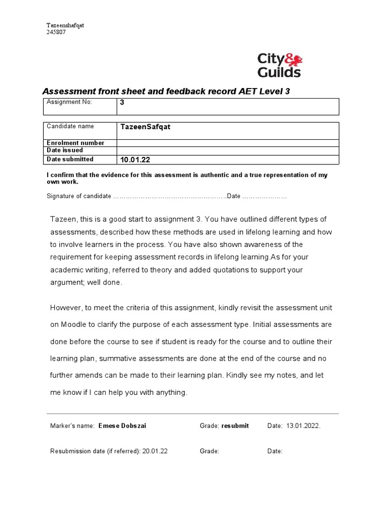 Assignment 3 Aet New | PDF