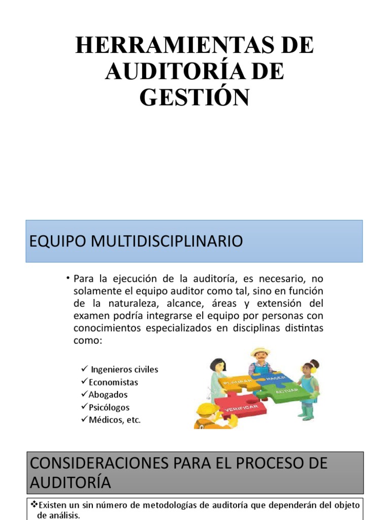 HERRAMIENTAS DE AUDITORÍA DE GESTIÓN FINAL (Autoguardado) | PDF ...