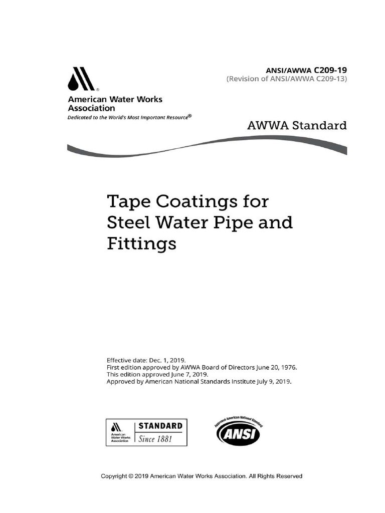 Ansi Awwa C209-19 | PDF