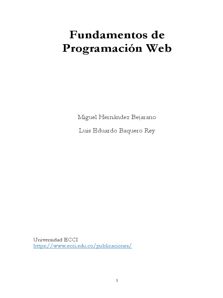 Fundamentos-de-Programacion-Web-version-1.0-EDITORIAL-ECCI | PDF | Red ...