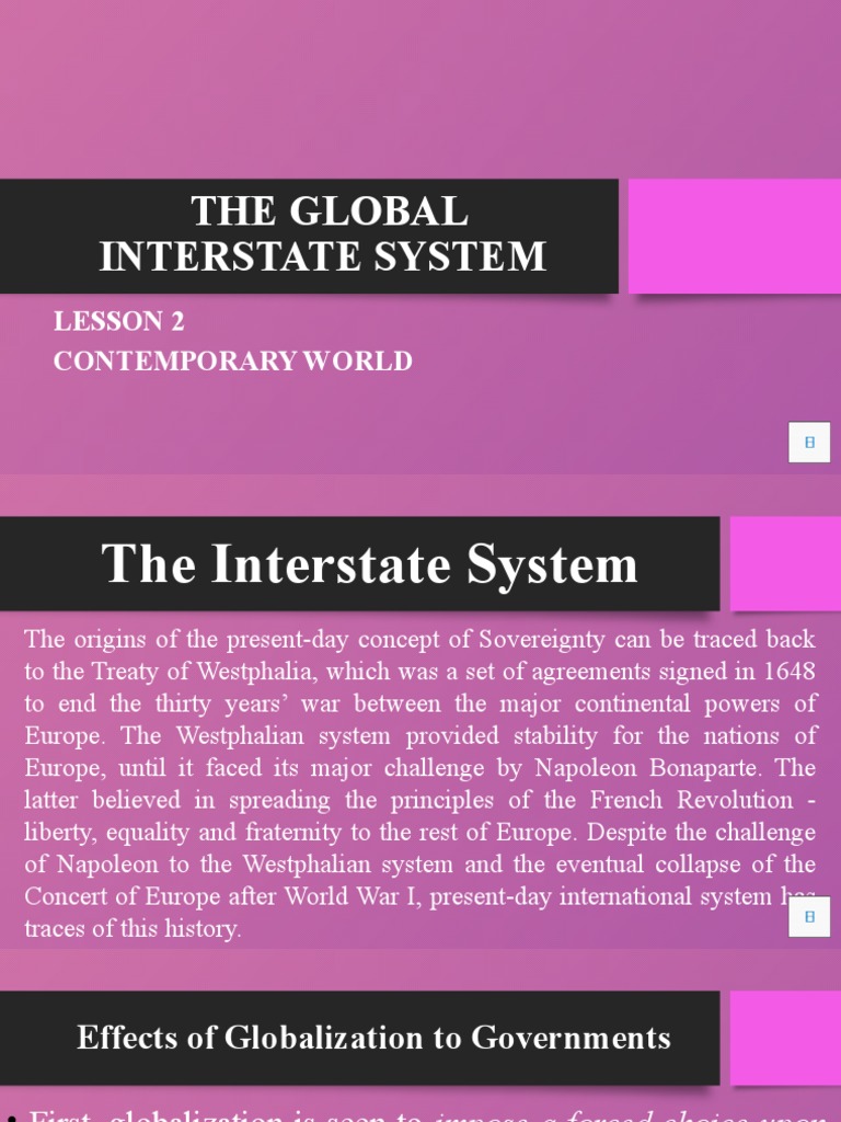 Understanding the Global Interstate System | PDF | Politics