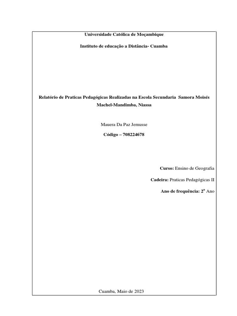 Trabalho de PP II Mauera 2023 | PDF