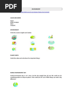Our Environment Worksheet Class 4 C | PDF | Pollution | Natural Environment