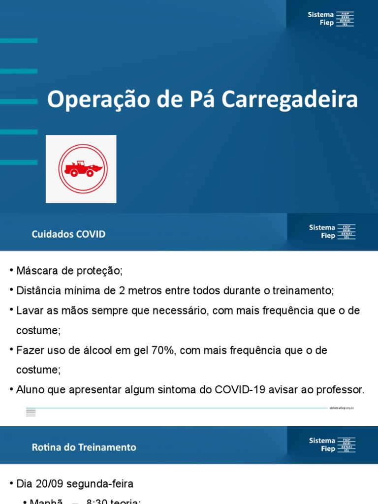 Operador de Pá Carregadeira | PDF Operador de Pá Carregadeira | PDF