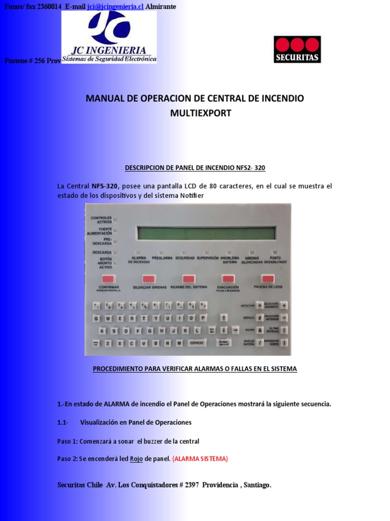Manual Operacion 320 | PDF | Ingenieria Eléctrica | Ingeniería Electrónica