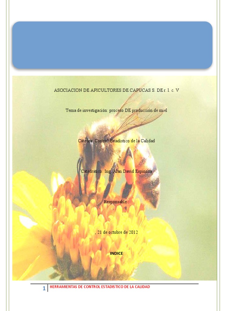 MIEL HENRRY CAPUCAS adapic | PDF | Miel | Apicultura