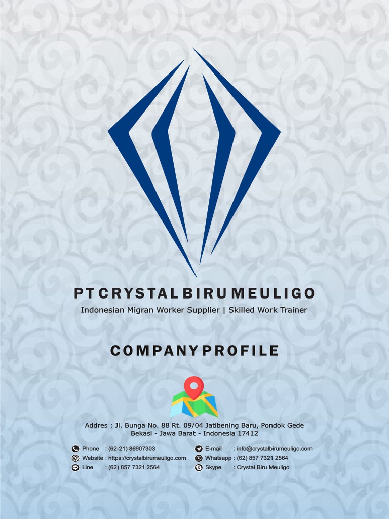 Company Profile of Crystal Biru Meuligo, PT (Indonesian Migrant Worker ...