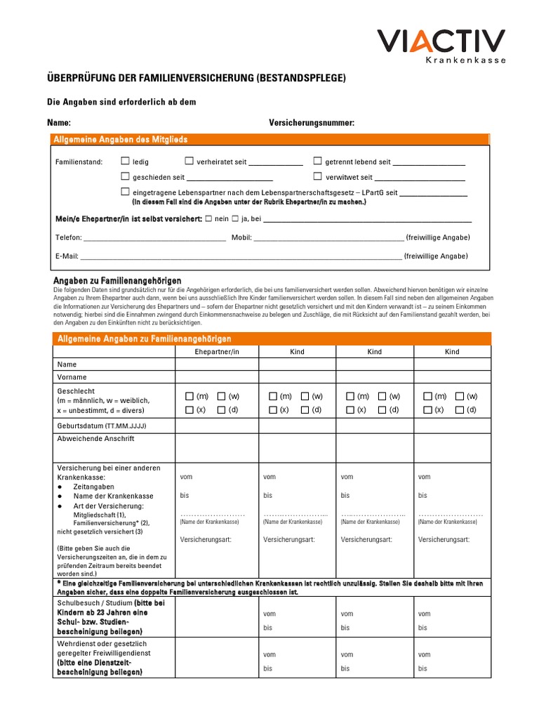 VIACTIV Bestandspflegebogen-mit-Ausfüllhilfe 2023 Beschreibbar | PDF