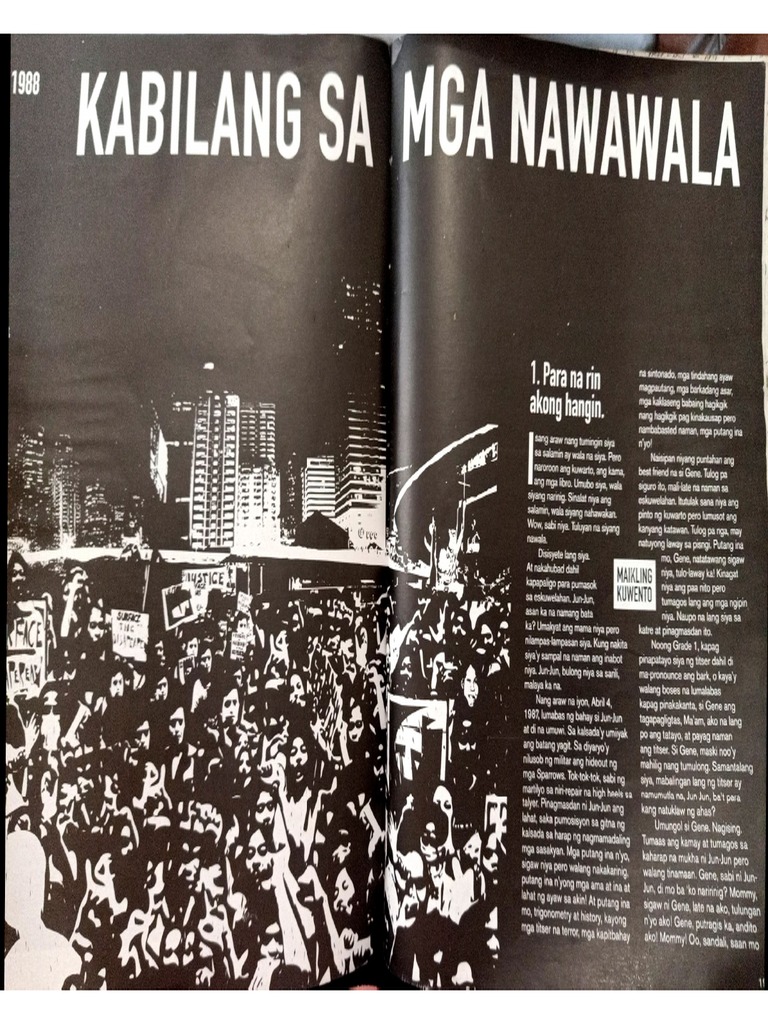 Lee Kabilang Sa Mga Nawawala | PDF