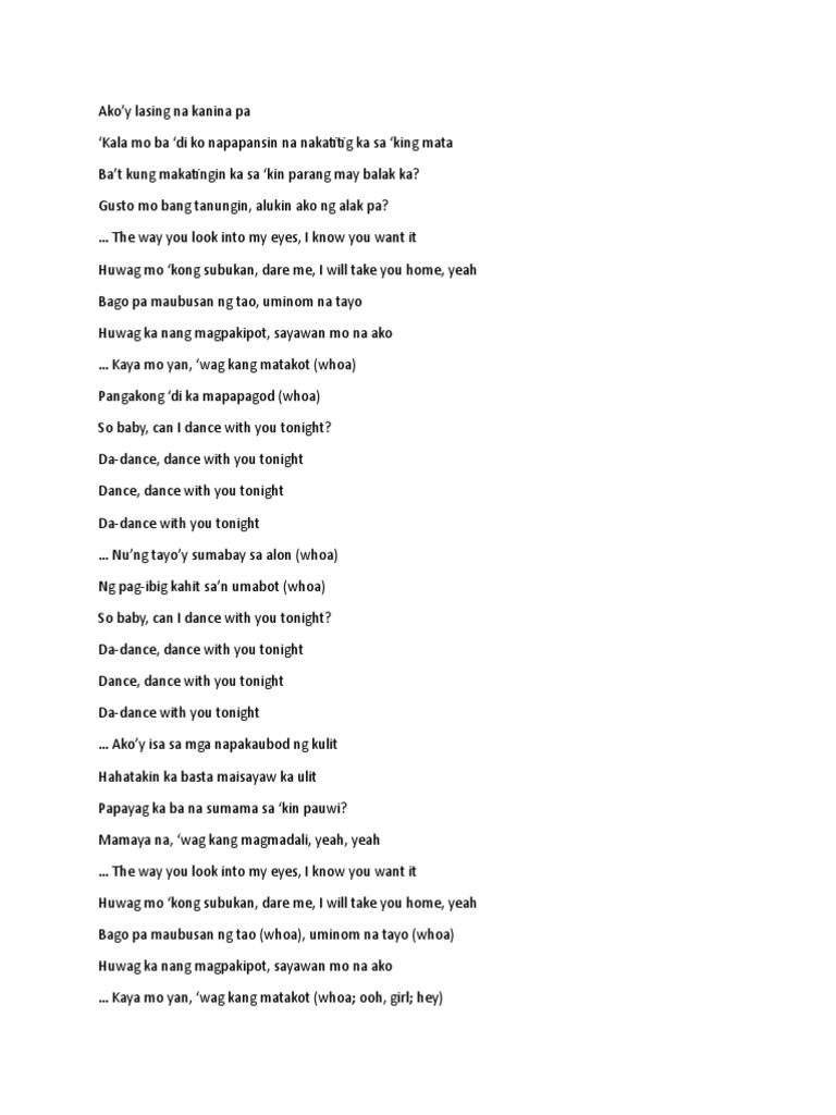 Song Lyrics | PDF