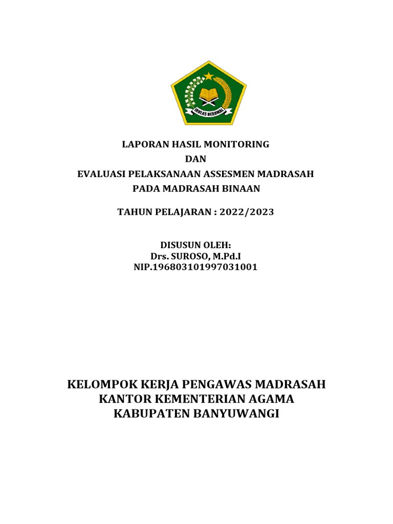 Laporan Monev Am 2023 | PDF | Pengelolaan Keuangan & Uang