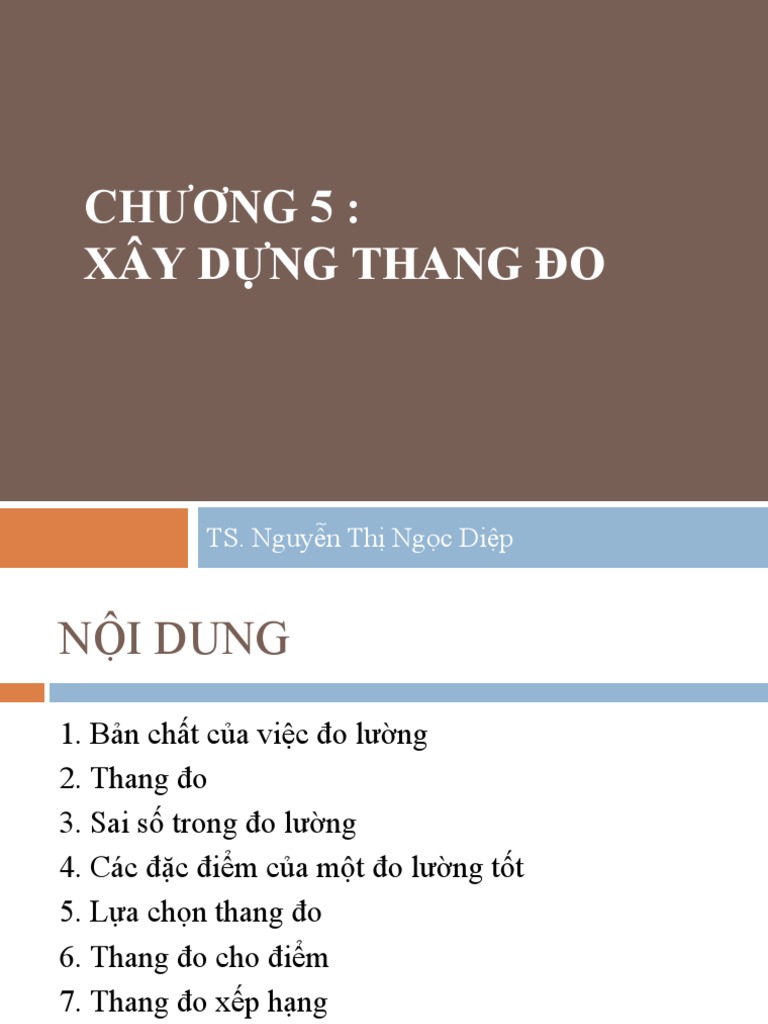 C6 Xây D NG Thang Đo SV | PDF