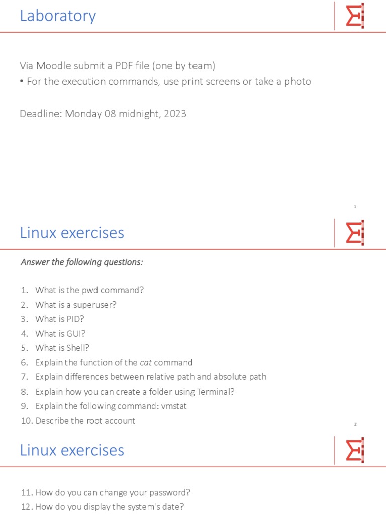 Lab Linux | PDF | Computer File | Computer Architecture