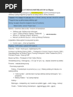 Let Reviewer General Education Filipino Bullets and Handouts | PDF