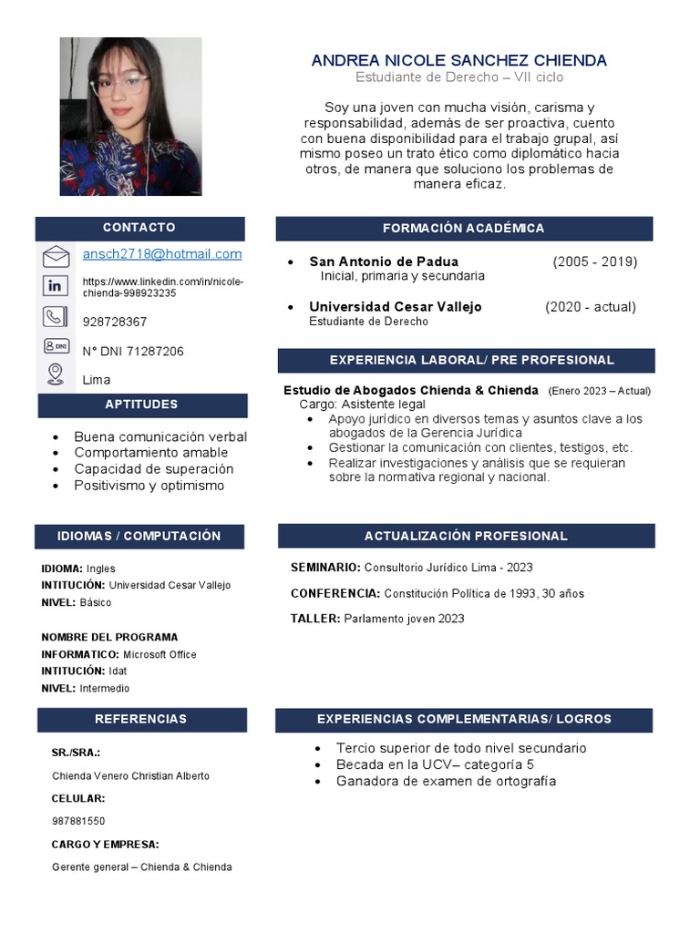Formato CV | PDF