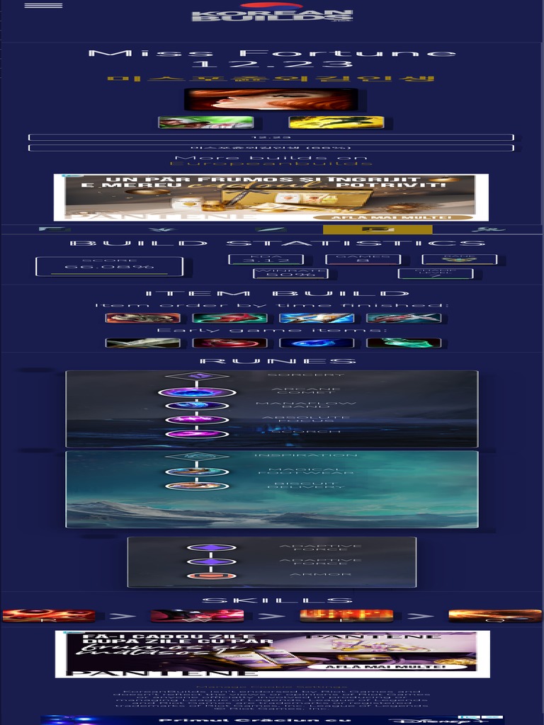 Miss Fortune Build Guide 12.23 | PDF