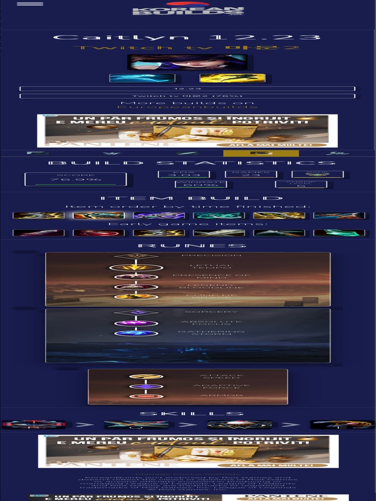 Caitlyn Build Pdf