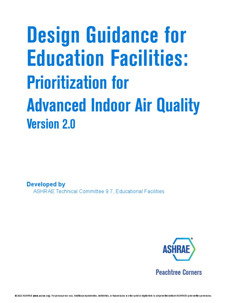 Advanced IAQ Design Guidance for Schools | PDF | Ventilation ...