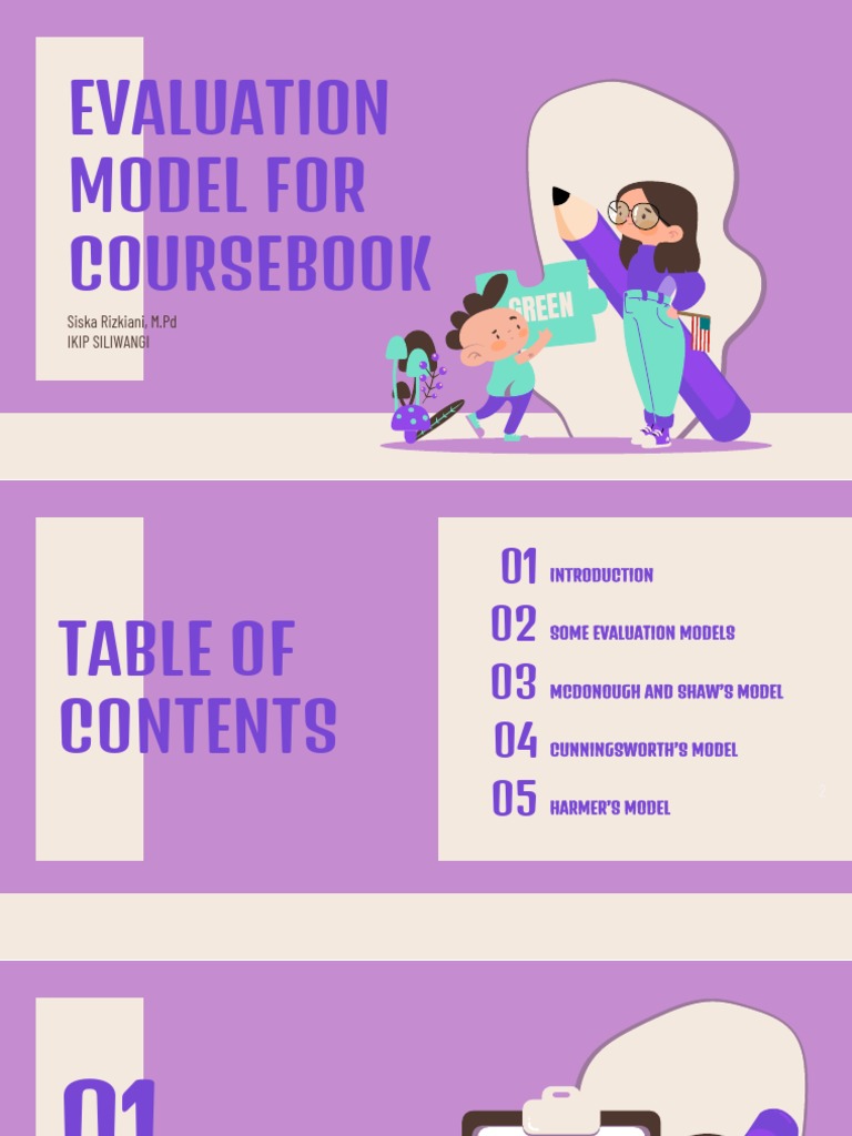 11, 12, 13. Evaluation Models of Coursebook | Download Free PDF ...
