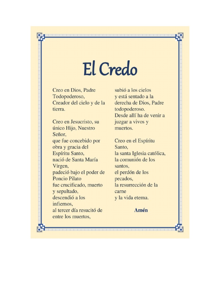 Credo | PDF