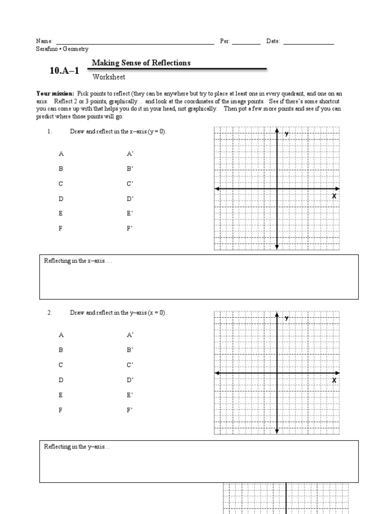 Making Sense of Reflections | Download Free PDF | Cartesian Coordinate ... Making Sense of Reflections | Download Free PDF | Cartesian Coordinate ...