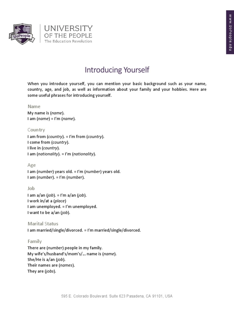 Introductory Phrases Guide | PDF