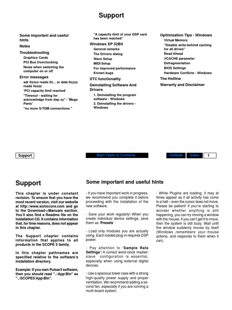 Support Sonicore | PDF | Device Driver | Bios