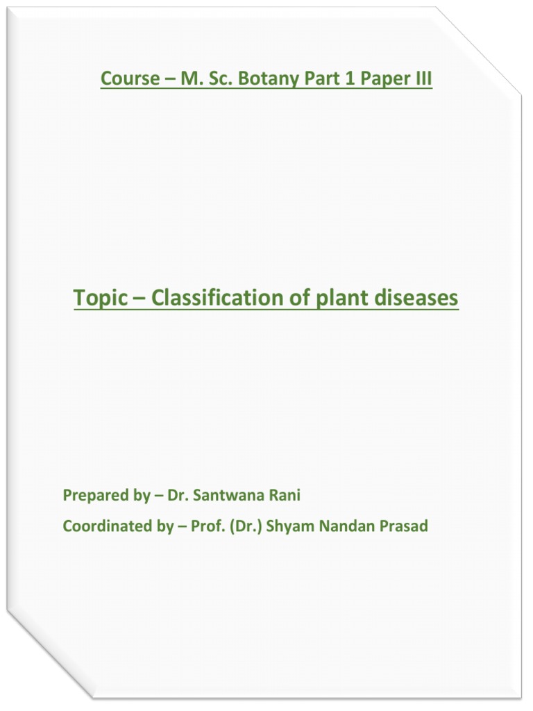 Botany 4 | PDF | Plant Pathology | Plants