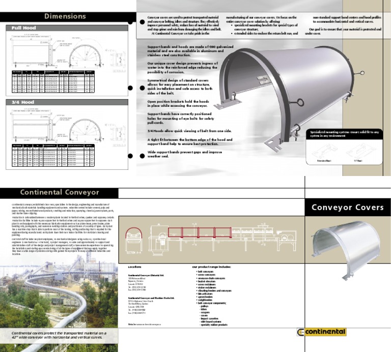 Conveyor Covers | PDF | Belt (Mechanical) | Industries