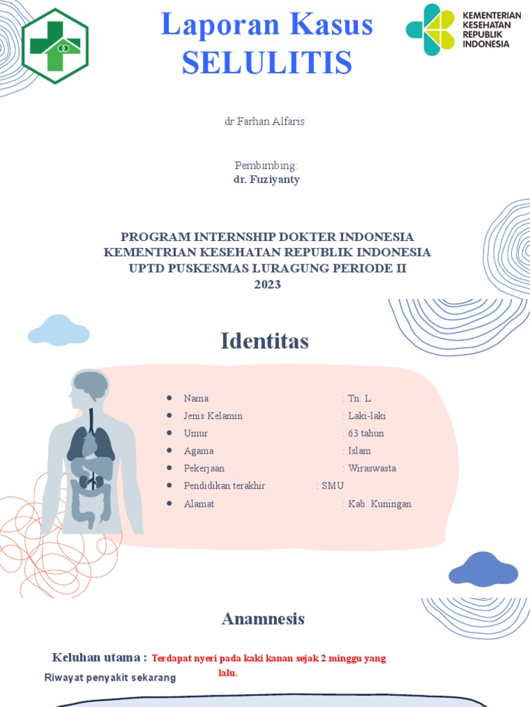 Laporan kasus Selulitis | PDF