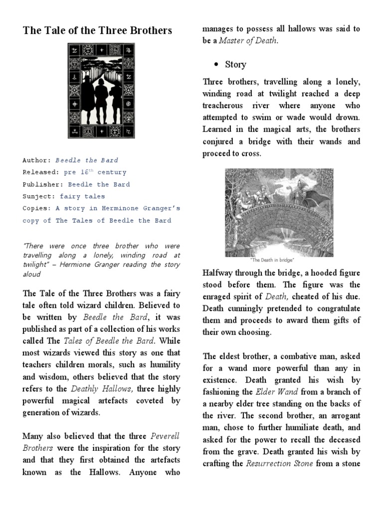 The Tale of The Three Brothers | PDF
