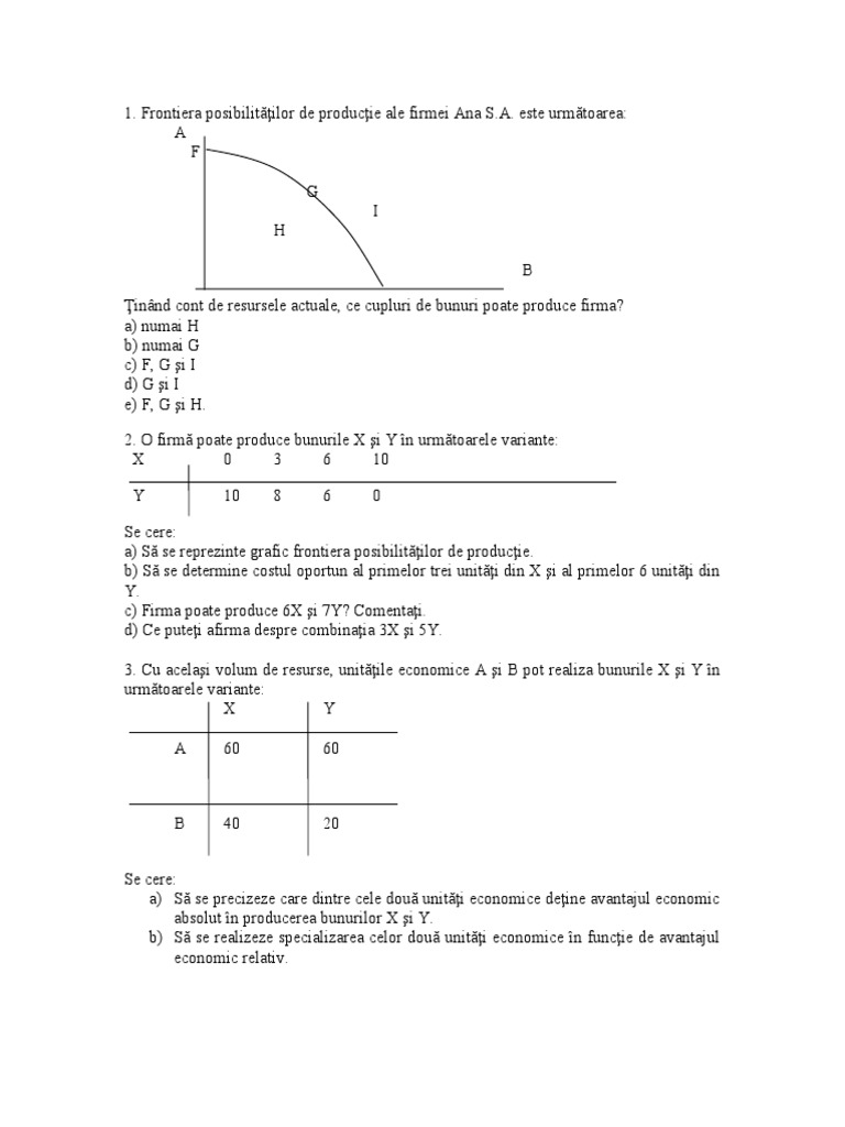 Seminar 1 FABBV Microeconomie 2022 | PDF
