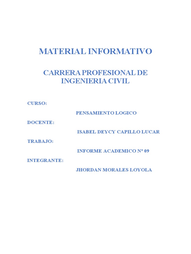 Material Informativo: Carrera Profesional de Ingenieria Civil | PDF | Uva | Refugiado