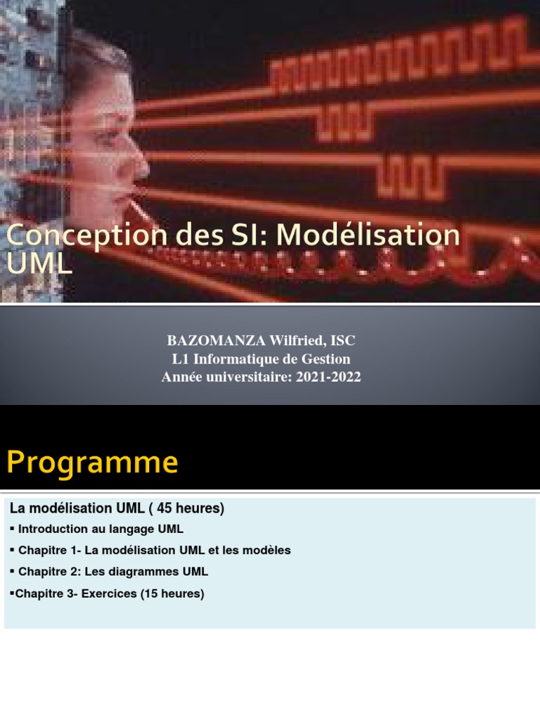 L1 ISC - Conception Des SI - Modélisation UML | PDF | Classe ...