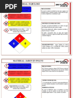 Etiqueta Seguridad Cloro | PDF | Industria química | Química de estado ...