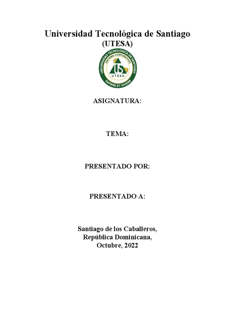 Presentacion Utesa Vacia | PDF