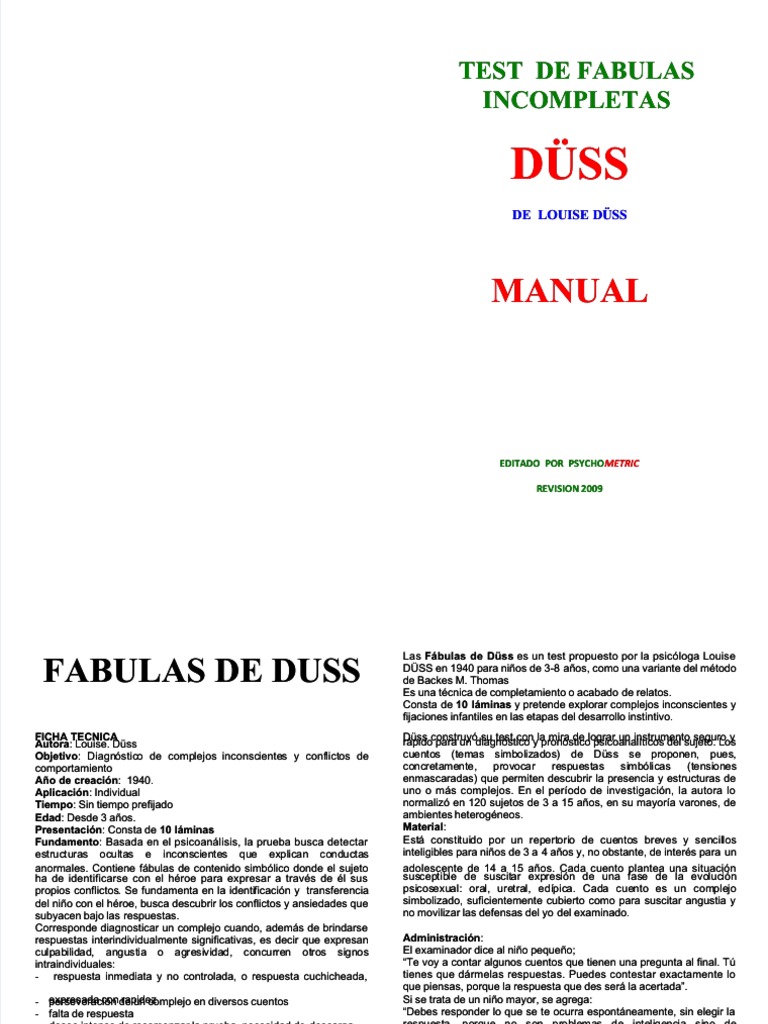 PDF Manual Fabulas de Duss - Compress | PDF