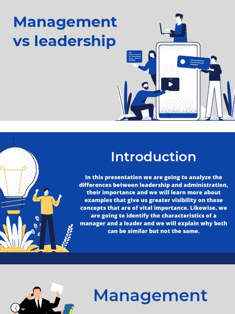 Management Vs Leadership | PDF | Leadership | Business