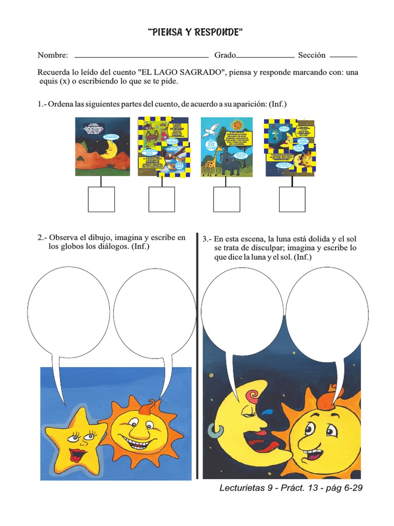 El Lago Sagrado-Pract 13 | PDF