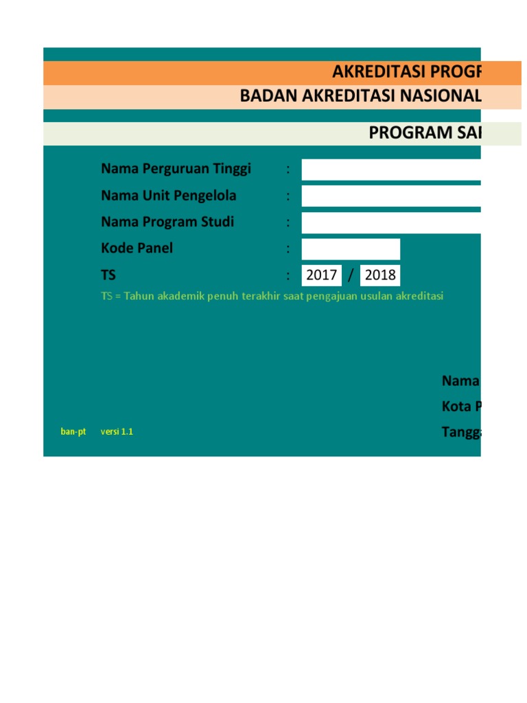 AK APS Sarjana 9 Standar | PDF