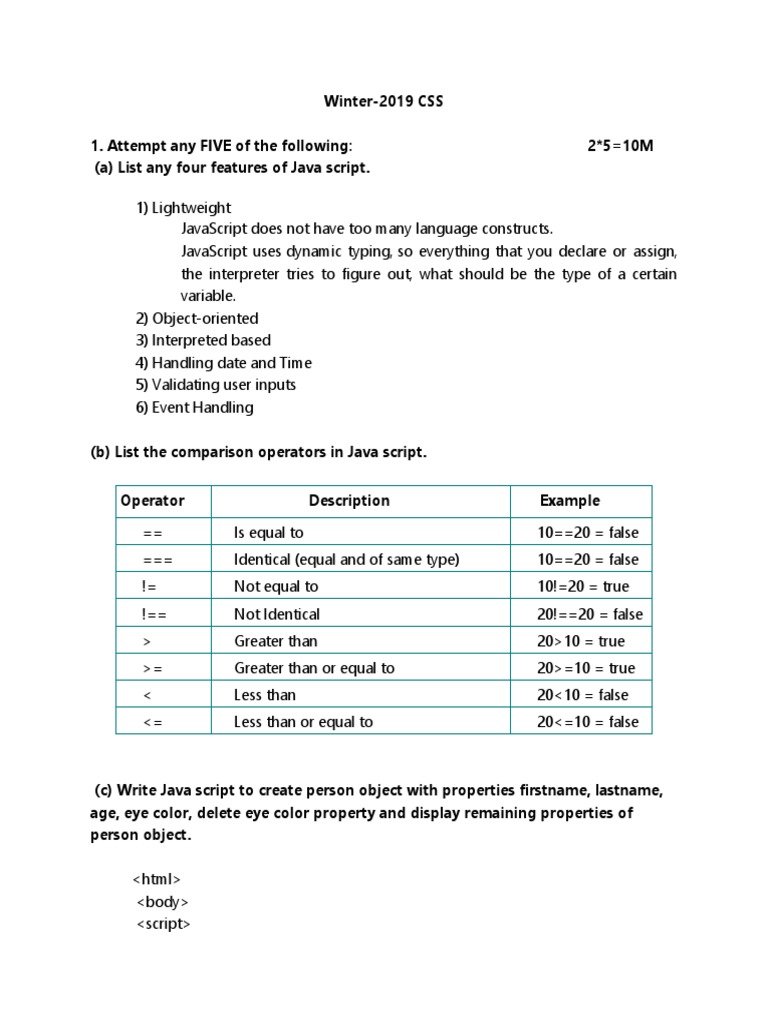 Winter 2019 - CSS 1 | PDF | Java Script | Regular Expression