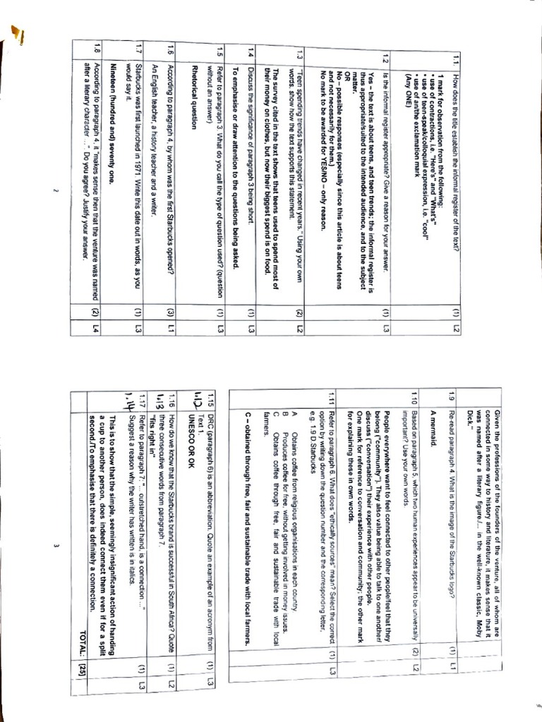 Starbucks Memo | PDF