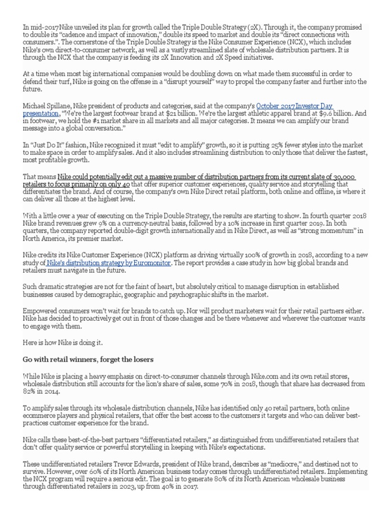 Case Study Distribution Channel | PDF