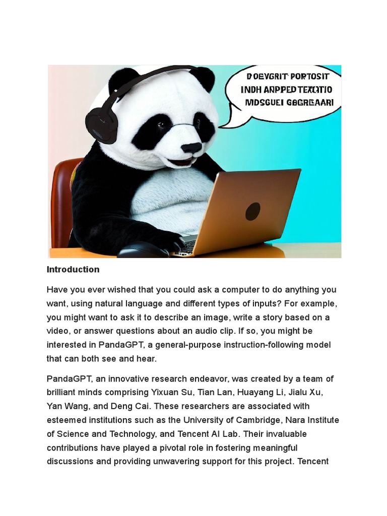 PandaGPT - The Ultimate Multimodal Instruction-Following Model | PDF