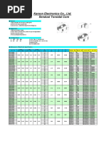 Datasheet Trafo Ferit EE 55 | PDF | Inductance | Inductor