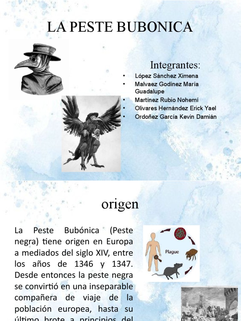 La Peste Bubonica - Inso-03 | PDF | Muerte negra | Organización ...