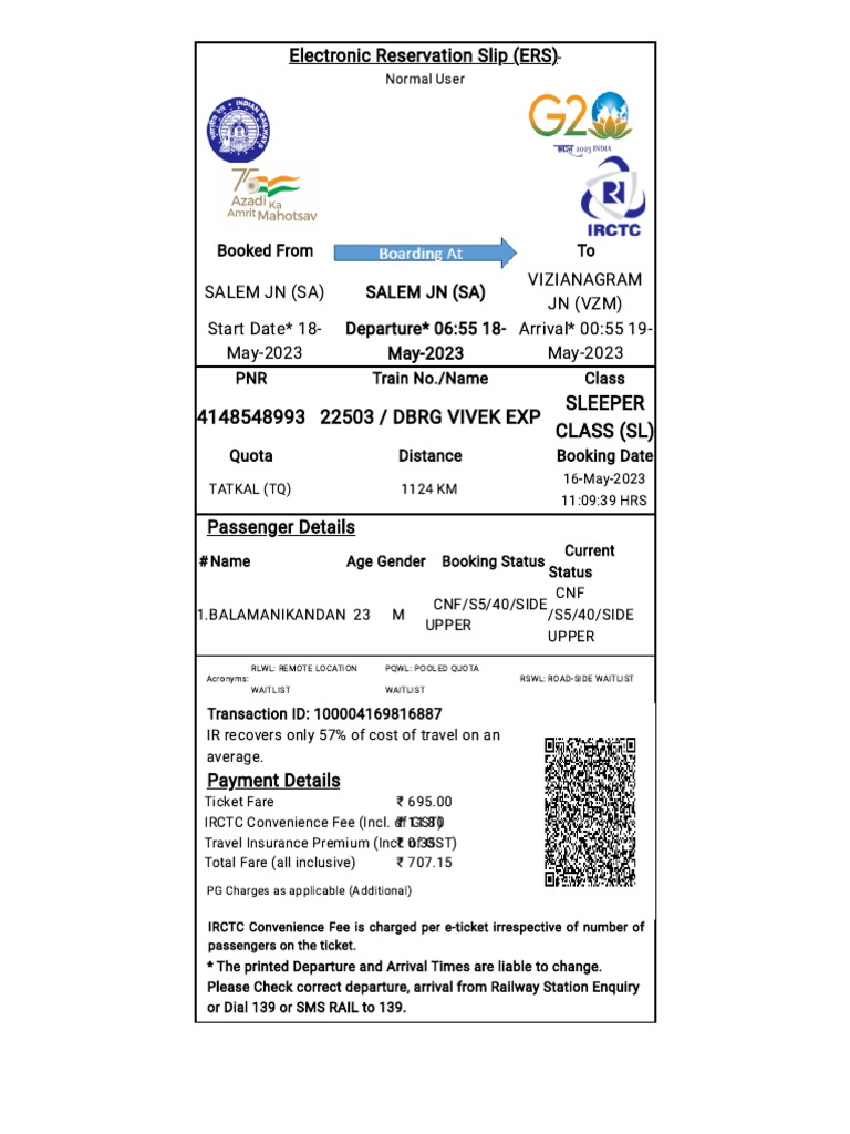 IRCTC Next Generation ETicketing System | PDF | Identity Document ...