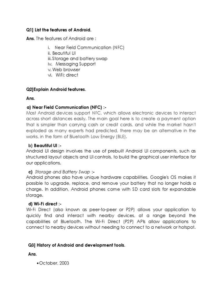 Question Bank | PDF | Java (Programming Language) | Android (Operating ... Question Bank | PDF | Java (Programming Language) | Android (Operating ...