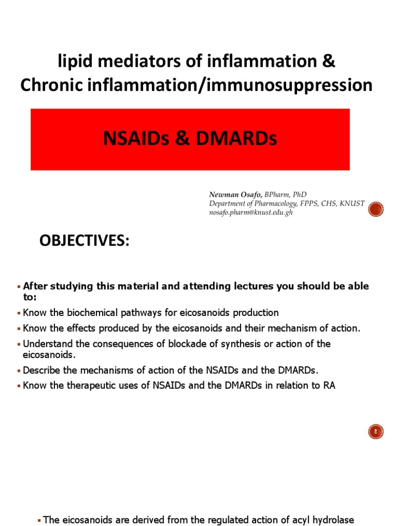 Nsaids and Dmards | PDF | Nonsteroidal Anti Inflammatory Drug | Aspirin
