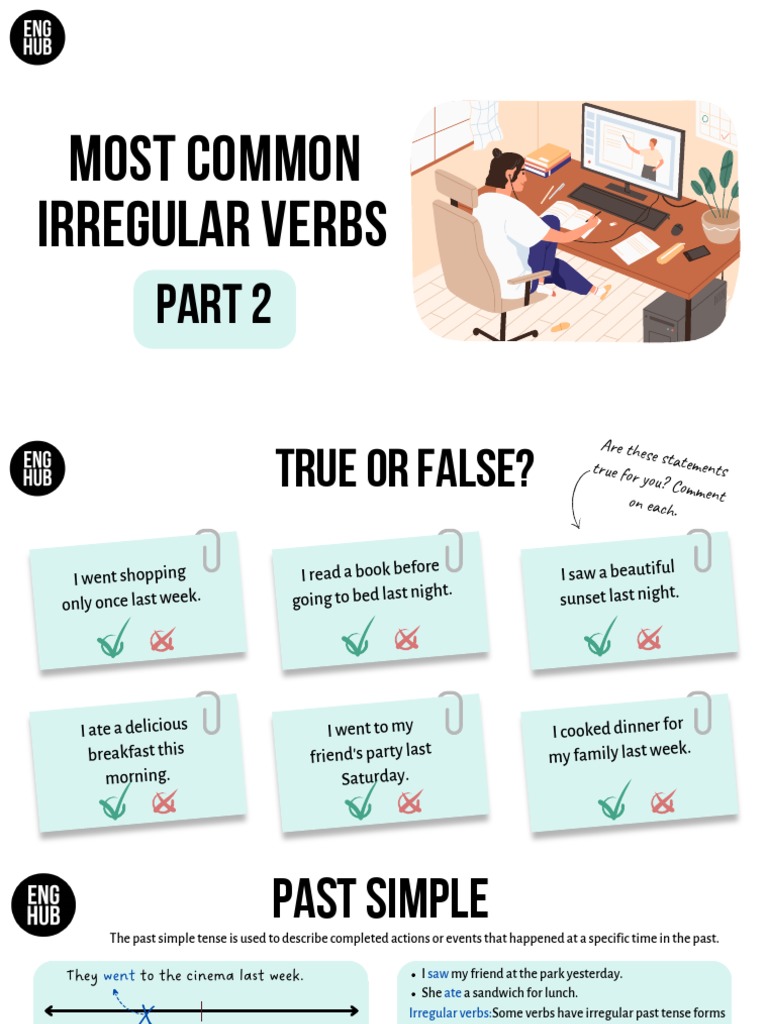 A1 Most Common Irregular Verbs Part 2 SV | PDF | Linguistic Morphology | Semantic Units